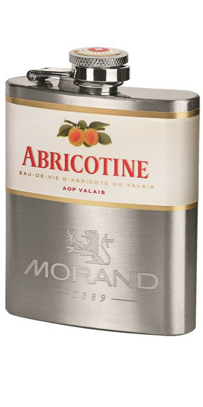 Morand Abricotine Flasque Métal * - 10 cl - Alcools